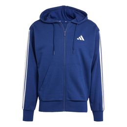 adidas Sportswear Sportsweatjacke 'Essentials' Herren Größe 4XL dunkelblau / weiß