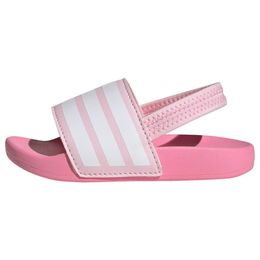 adidas Sportswear Sandale 'Adilette' Jungen Gr&ouml;&szlig;e 22 rosa / wei&szlig;