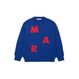 Marni Pullover M&auml;dchen Gr&ouml;&szlig;e 104 kobaltblau / rot