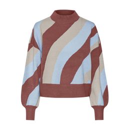 V&eacute;ro Moda VERO MODA Pullover Damen Gr&ouml;&szlig;e XS beige / blau / rot