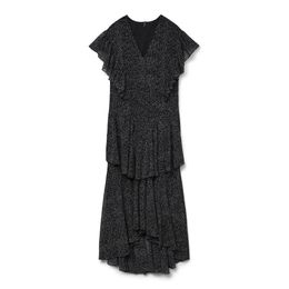 V&eacute;ro Moda VERO MODA Kleid Damen Gr&ouml;&szlig;e 40 schwarz / wei&szlig; Winterkleid
