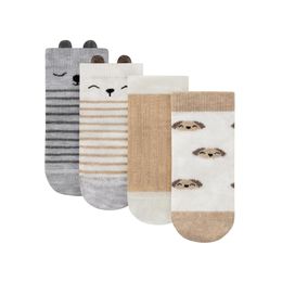 Normani Socks girl Beige, Grey, White size 27-30