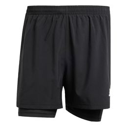 adidas Performance Sportshorts 'Own The Run' Herren Größe XL schwarz / weiß
