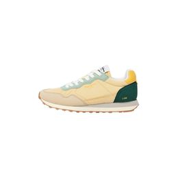 Pepe Jeans Sneaker low 'Natch' Damen Größe 39 gelb / safran / pastellgrün / dunkelgrün