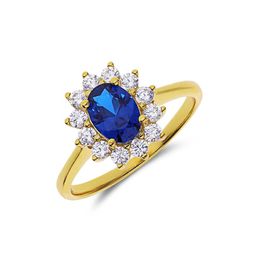 Lucardi Ring female Gold size 55