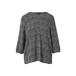 comma, COMMA Bluse Damen Größe XXS schwarz / weiß
