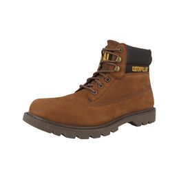 Caterpillar Schn&uuml;rboots 'Colorado 2.0' Herren Gr&ouml;&szlig;e 43 cognac / dunkelgelb / schwarz