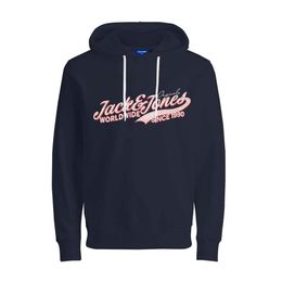Jack & Jones JACK & JONES Sweatshirt 'Mel' Herren Gr&ouml;&szlig;e L nachtblau / rosa / rot / wei&szlig;