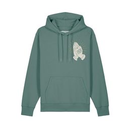 Watapparel Sweatshirt 'Faith' Herren Gr&ouml;&szlig;e XS gr&uuml;n / wei&szlig;