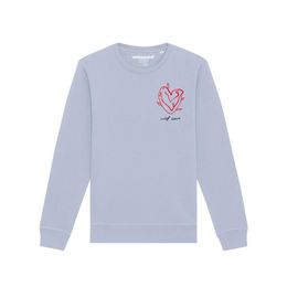 Watapparel Sweatshirt 'Self love' male Blue size XS