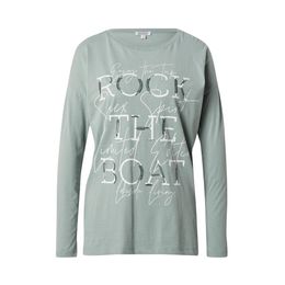 SOCCX Shirt 'Rock the Boat' Damen Größe L mint / tanne / weiß