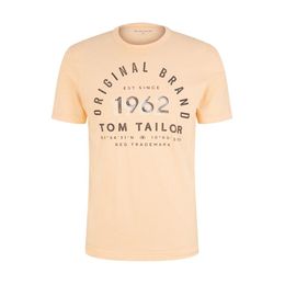 Tom Tailor T-Shirt Herren Gr&ouml;&szlig;e XXXL pfirsich / schwarz / wei&szlig;