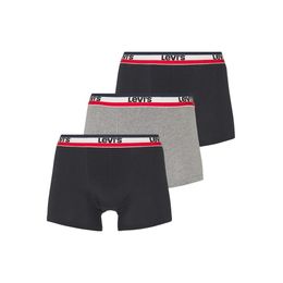 Levi's LEVI'S Boxershorts Herren Gr&ouml;&szlig;e S graumeliert / rot / schwarz / wei&szlig;