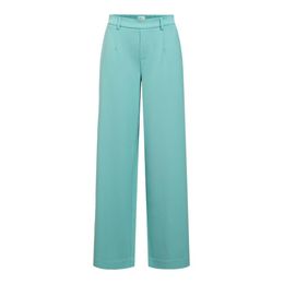 Object Pleat-Front Pants 'OBJLisa' female Blue size 38