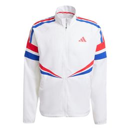 adidas Performance Athletic Jacket 'Adizero Retro' male White size XXXL