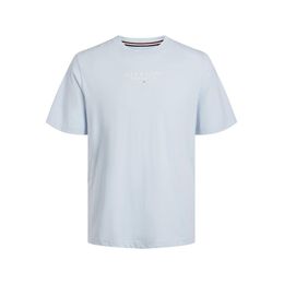 Jack & Jones Premium T-Shirt 'JPRBLUARCHIE' Herren Größe L hellblau / weiß