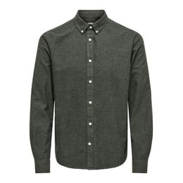 Only & Sons Only & Sons Hemd 'Nikola' Herren Größe M dunkelgrün