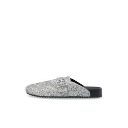 Bianco Pantolette 'FALL' Damen Gr&ouml;&szlig;e 42 silber