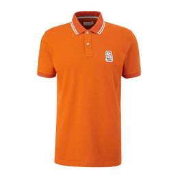 s.Oliver Poloshirt Herren Gr&ouml;&szlig;e XXXL orange / wei&szlig;