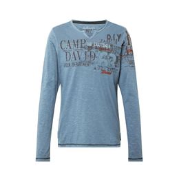 CAMP DAVID Shirt 'The Craftsmen' male Blue size XL