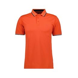 Ragman Poloshirt Herren Gr&ouml;&szlig;e XXXL orange / schwarz / wei&szlig;