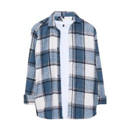 Trendyol Hemd Herren Größe XL blau / schwarz / weiß