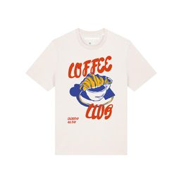 Watapparel T-Shirt 'Coffee Club' Herren Gr&ouml;&szlig;e XL dunkelblau / gelb / rot / wei&szlig;