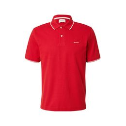 Gant Poloshirt 'Rugger' Herren Größe L rot / weiß