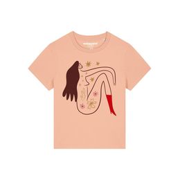 Watapparel Shirt 'Love And Flex' female Orange size S