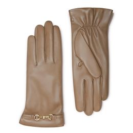 Isabel Bernard Full Finger Gloves female Brown size 7