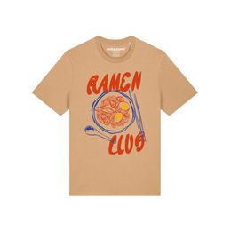 Watapparel T-Shirt 'Ra Club' Herren Gr&ouml;&szlig;e M beige / blau / gelb / orange