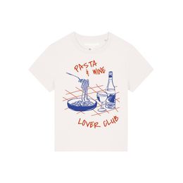 Watapparel Shirt 'Pasta lover club' female White size XXL