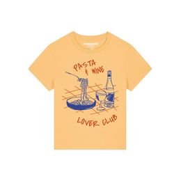 Watapparel Shirt 'Pasta Lover Club' female Yellow size M