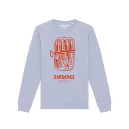Watapparel Sweatshirt 'Sardines Portugal' male Blue size XS