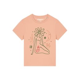 Watapparel Shirt 'Love And Flex' female Orange size XS