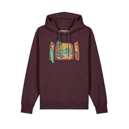 Watapparel Sweatshirt 'Surf And Beach' male Red size S