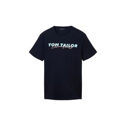 Tom Tailor T-Shirt Herren Gr&ouml;&szlig;e L hellblau / dunkelblau / hellpink