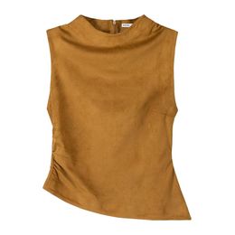 Bershka Top Damen Gr&ouml;&szlig;e XL braun