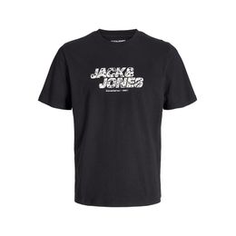 Jack & Jones JACK & JONES T-Shirt 'JCOStar' Herren Gr&ouml;&szlig;e M schwarz / wei&szlig;