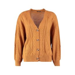 Trendyol Curve Knit Cardigan female Brown size 6XL