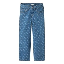 name it Jeans 'Rose' Mädchen Größe 116 blue denim / offwhite