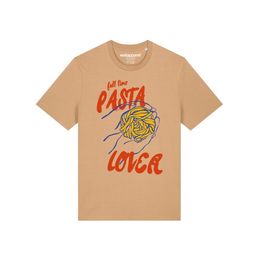 Watapparel Shirt 'Pasta Lover' male Beige size M