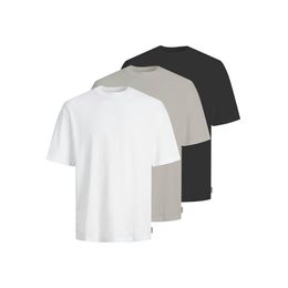 Jj Rebel Shirt 'JREB' male Beige, Black, White size S