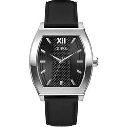 Quarzuhr Guess "PUNCTUAL", schwarz, Armbanduhren, Herren, Armbanduhr, Herrenuhr