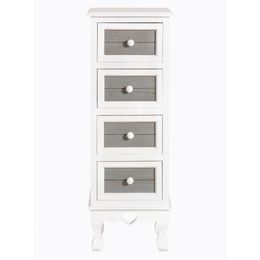 Kommode HEINE HOME, B:33cm H:92cm T:30cm, grau, MDF, Sideboards