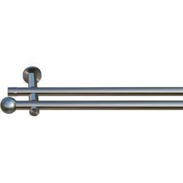 Gardinenstange Indeko, L:340cm, silber, Eisen, Gardinenstangen, "Colombes"
