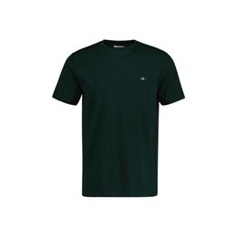 T-Shirt Gant "T-Shirt Reg Shield 1er Pack" Gr. 5XL, grün (tartan grün), Herren, Obermaterial: 100% Baumwolle CO., Shirts