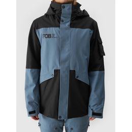 4F Herren Skijacke, blau, Gr. XXL, colorblocking, Web, Obermaterial: 100% Polyester. Futter: 100% Polyester. Wattierung: 100% Polyester, Jacken