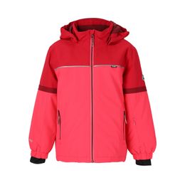ZIGZAG Jungen Skijacke "Parson", rot, Gr. 128, mehrfarbig, 100% Polyester, Jacken, mit getapten N&auml;hten