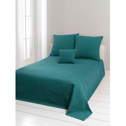Tagesdecke, B:140cm L:210cm, blau, 100% Baumwolle, Tagesdecken